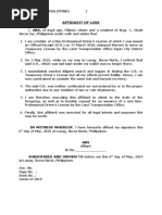 Affidavit of Undertaking - Afpslai | PDF