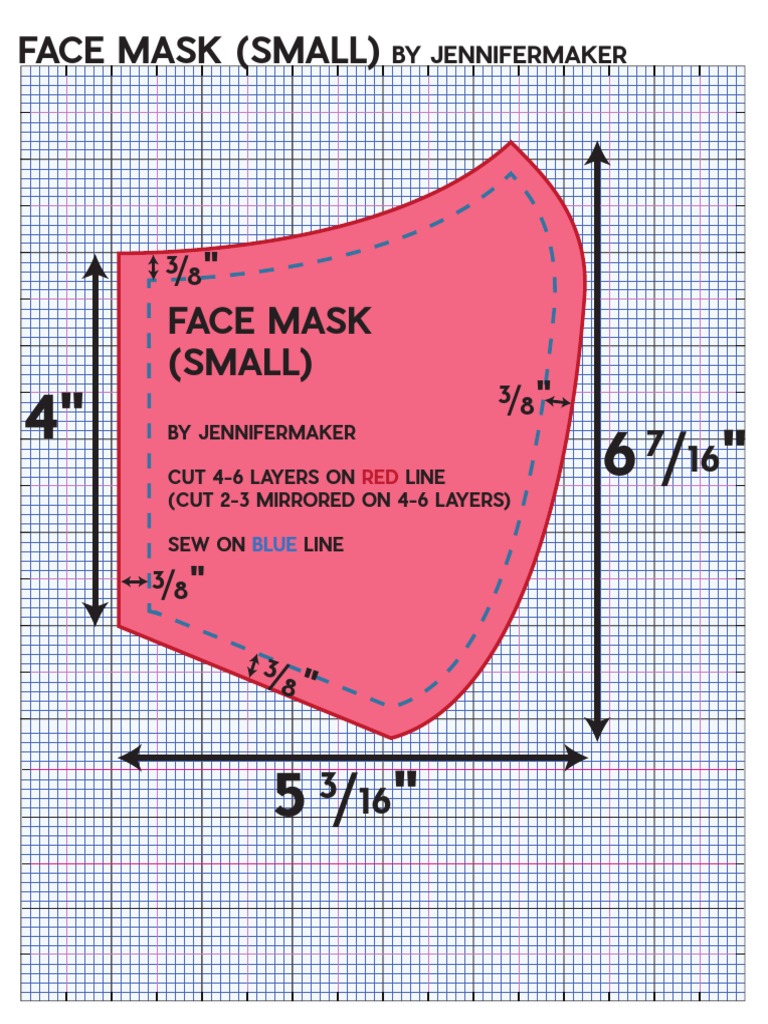 Face Mask Patterns All Sizes With Filters | PDF | Nature