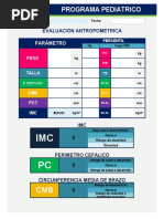 Estimación de peso: Fórmulas Chumlea y Rabito | PDF