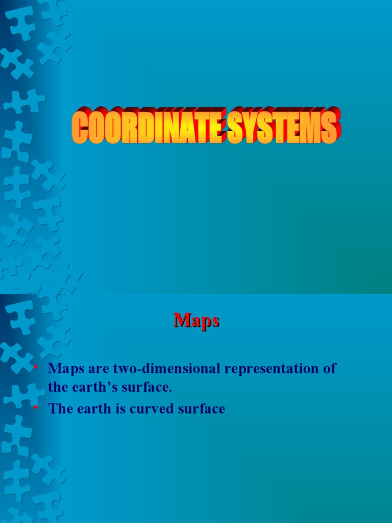 Map Projections & Coordinate Systems | PDF | Latitude | Longitude