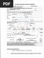 Tax Declaration Sample | PDF | Taxes | Public Finance