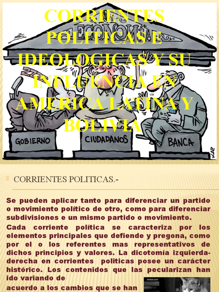 Corrientes Politicas e Ideologicas y Su Influencia | PDF | Política de ...
