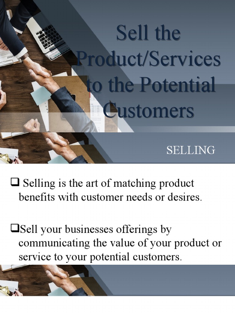 10 Steps to Effectively Sell Your Products or Services by Targeting and ...