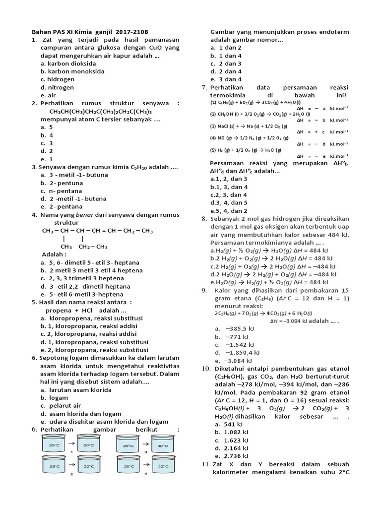 Persiapan Pas Xi - 3 | PDF