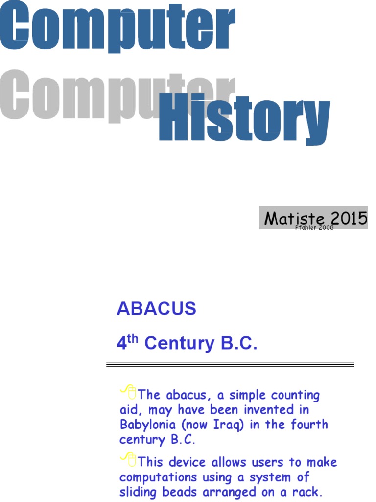 Computer-History-Powerpoint Revised 1-20-13 | PDF | Macintosh ...