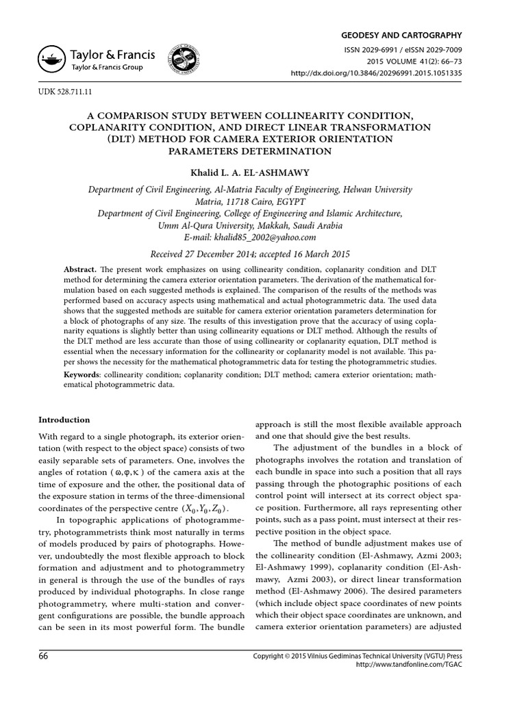A Comparison Study Between Collinearity Condition | PDF | Root Mean ...