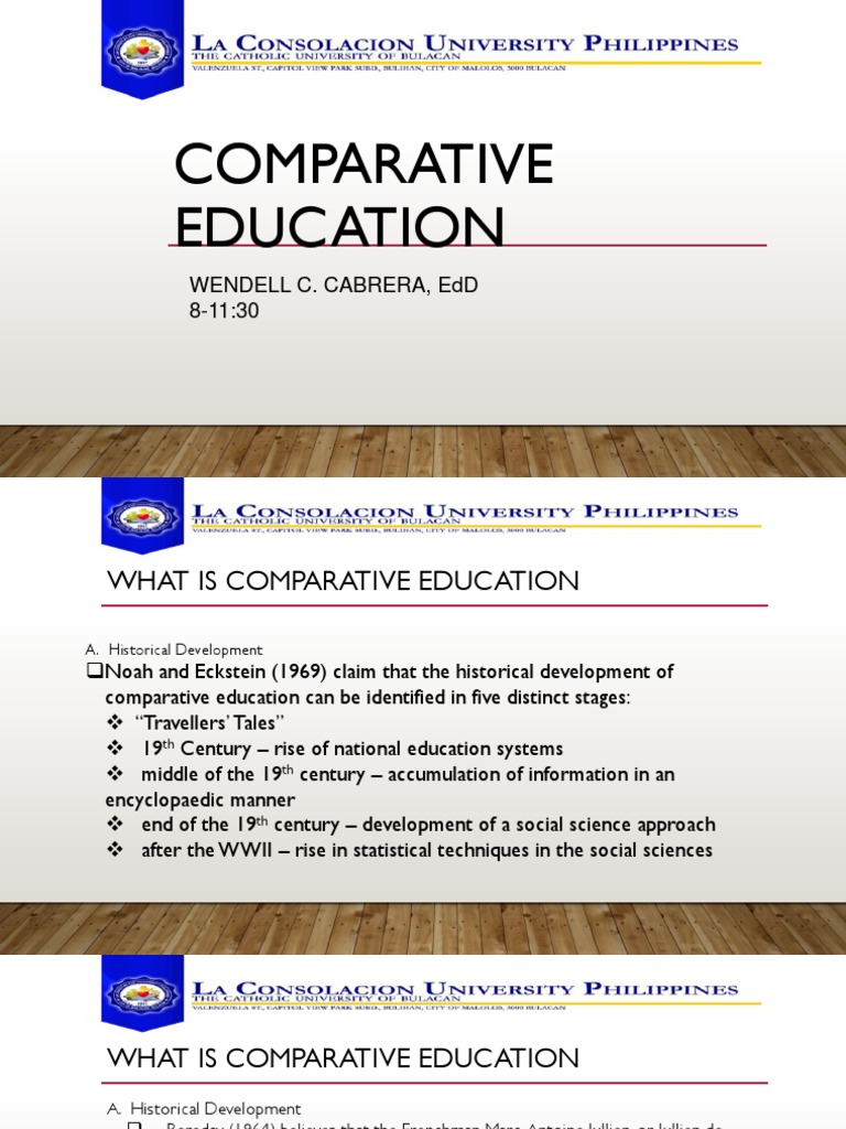 Understanding Comparative Education | PDF | Interdisciplinarity ...