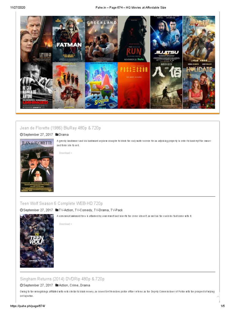 Pahe Movies: Download HQ Films Online | PDF