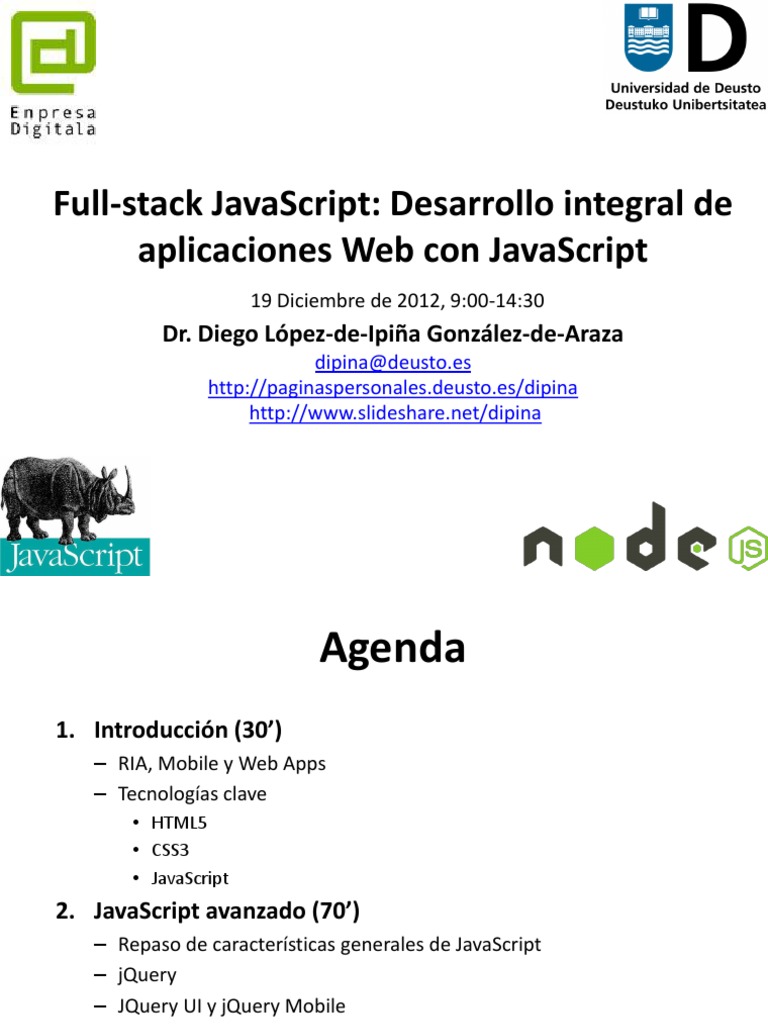 Full Stack Javascript PDF | PDF | Hojas de estilo en cascada | Script Java