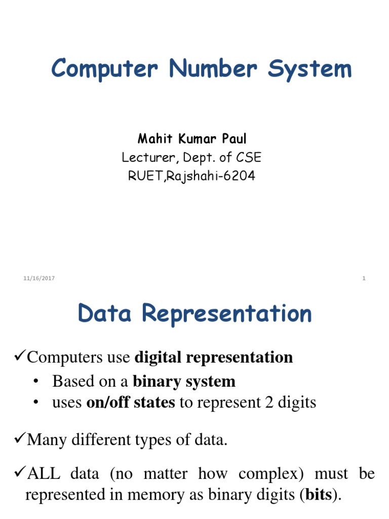 L6-Number System | Download Free PDF | Decimal | Theoretical Computer ...