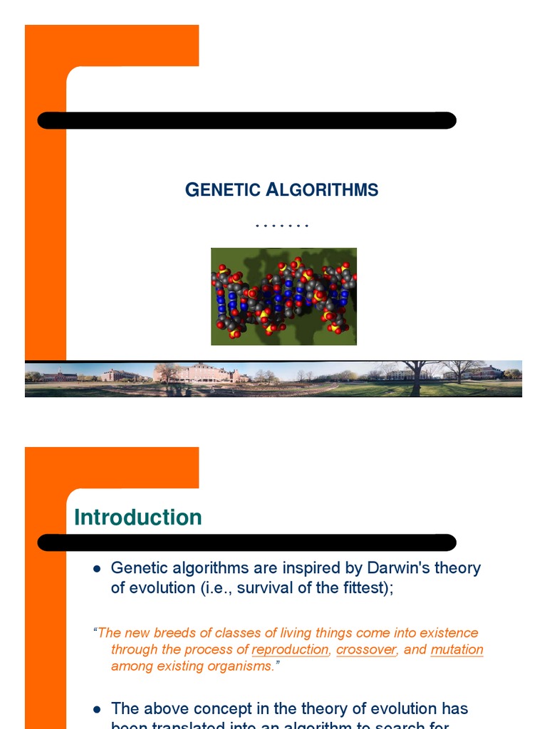 2.1-Genetic Algorithms | PDF | Genetic Algorithm | Gene