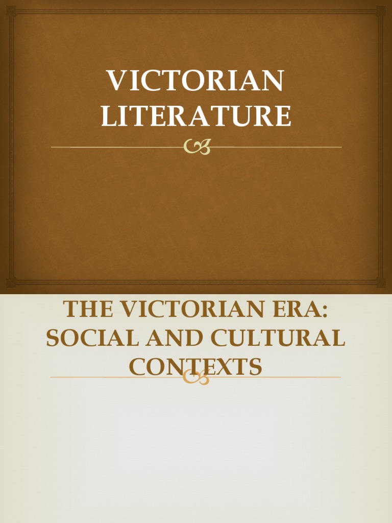 Victorian Literature Overview | PDF | Victorian Literature | Poetry