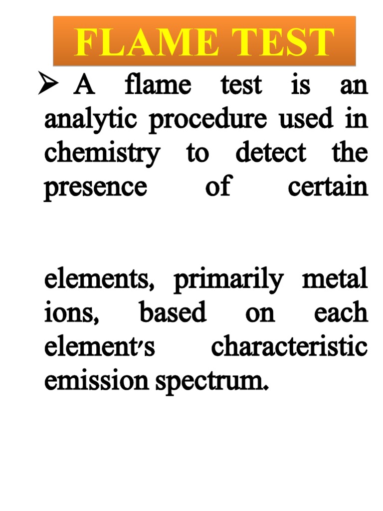 Detect Elements with Flame Tests | PDF | Metals | Cobalt