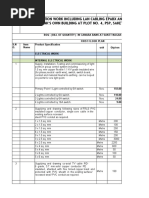 Street Light BOQ & Specification | PDF | Street Light | Electrical ...