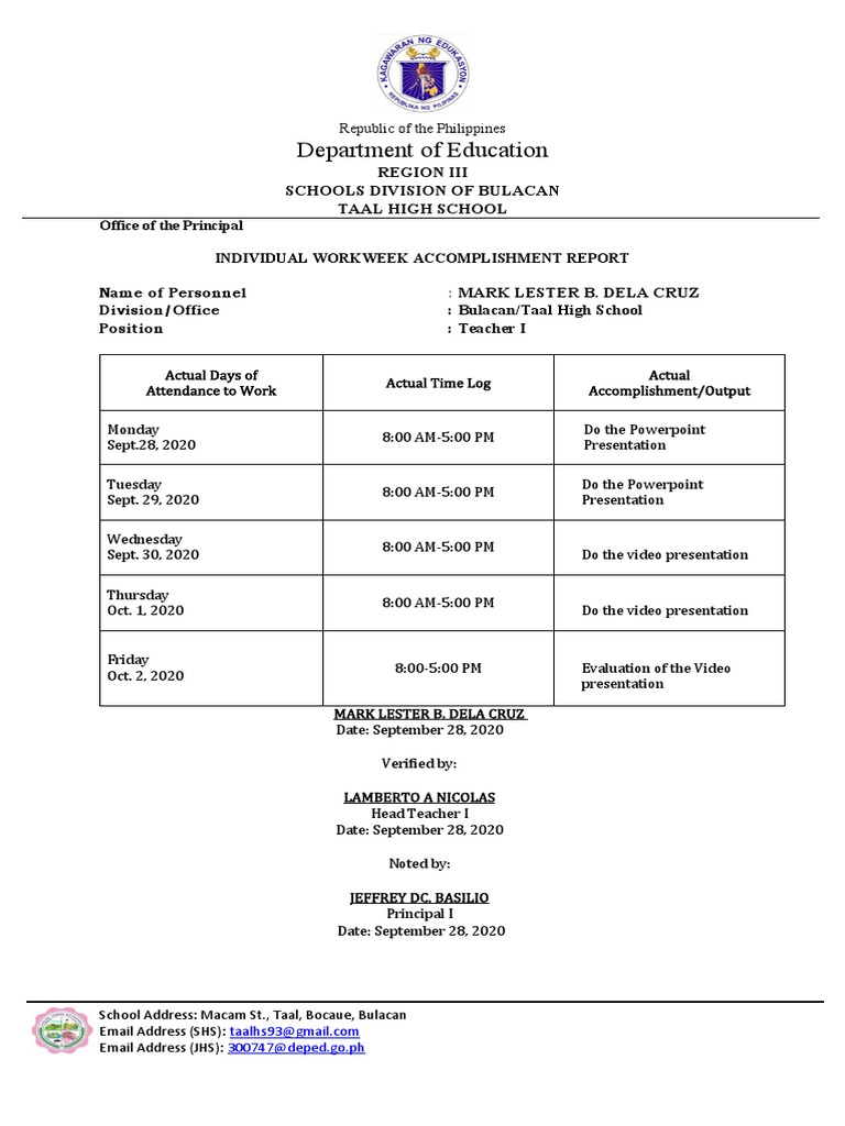 IWAR Sept.28-Oct.2, 2020 | PDF | Working Time | Business