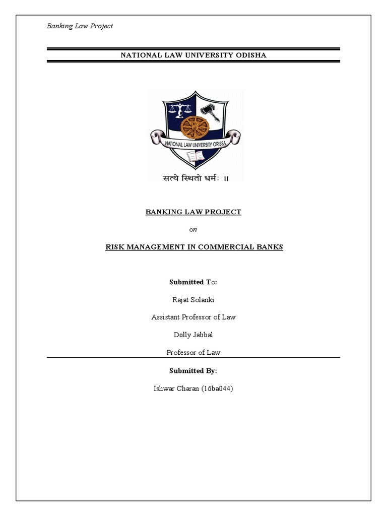 Banking Project | PDF | Reserve Bank Of India | Banks