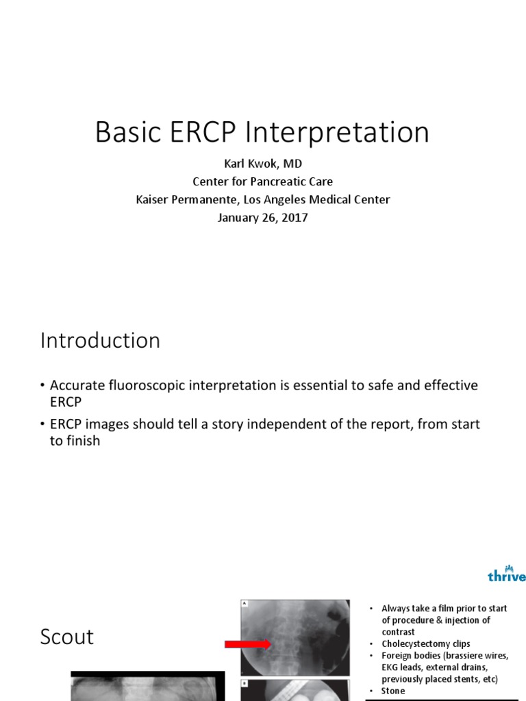 Basic Ercp Interpretation | PDF | Liver | Gastroenterology