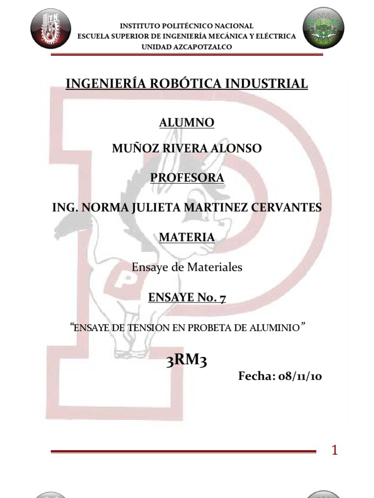 Aluminio | PDF | El módulo de Young | Rendimiento (ingeniería)