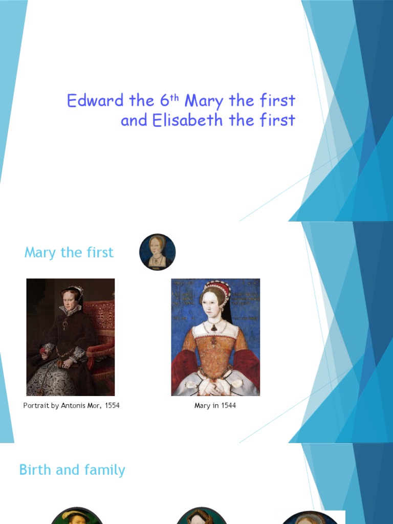 Tudor Monarchs: Edward VI, Mary I, Elizabeth I | PDF