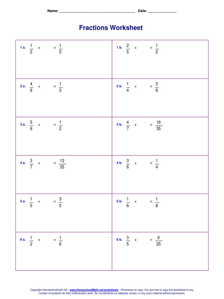 Fractions Worksheet: Name: - Date | PDF | Freedom Of Expression | Civil ...