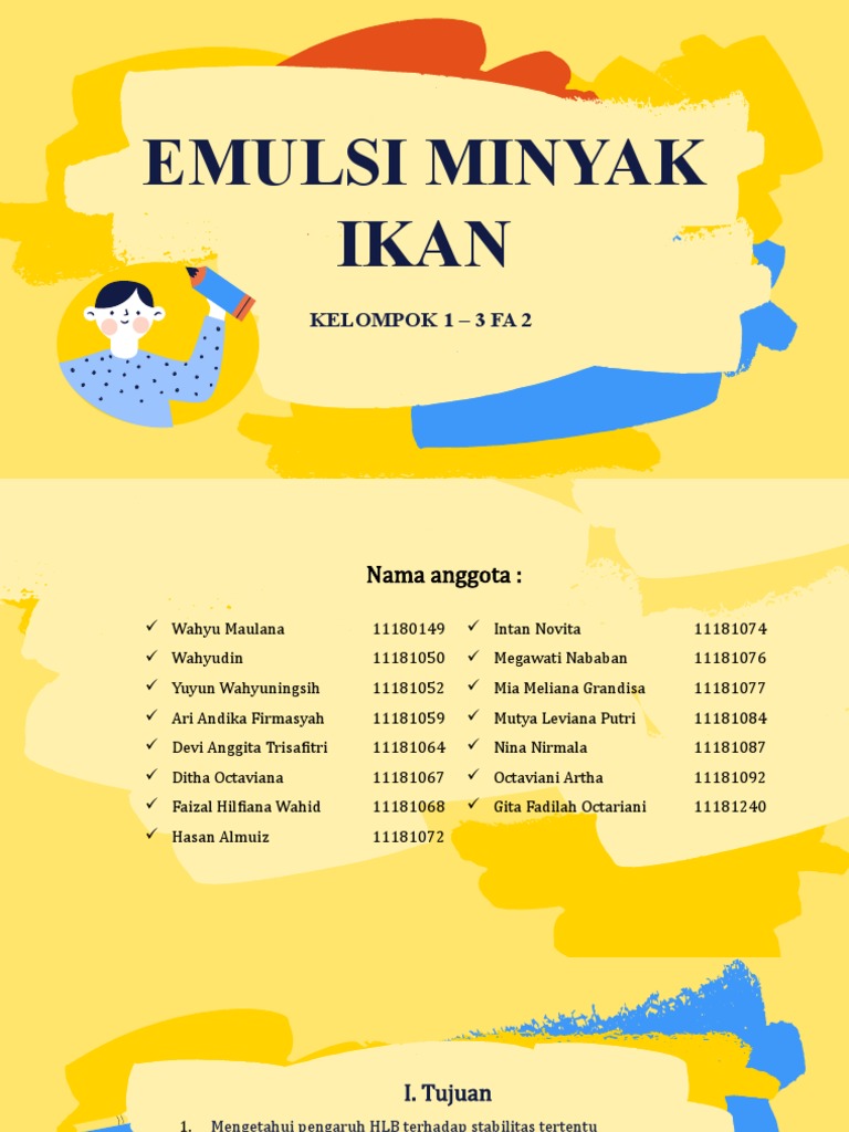Kelompok 1 TFSLS 3fa2 Emulsi Minyak Ikan | PDF
