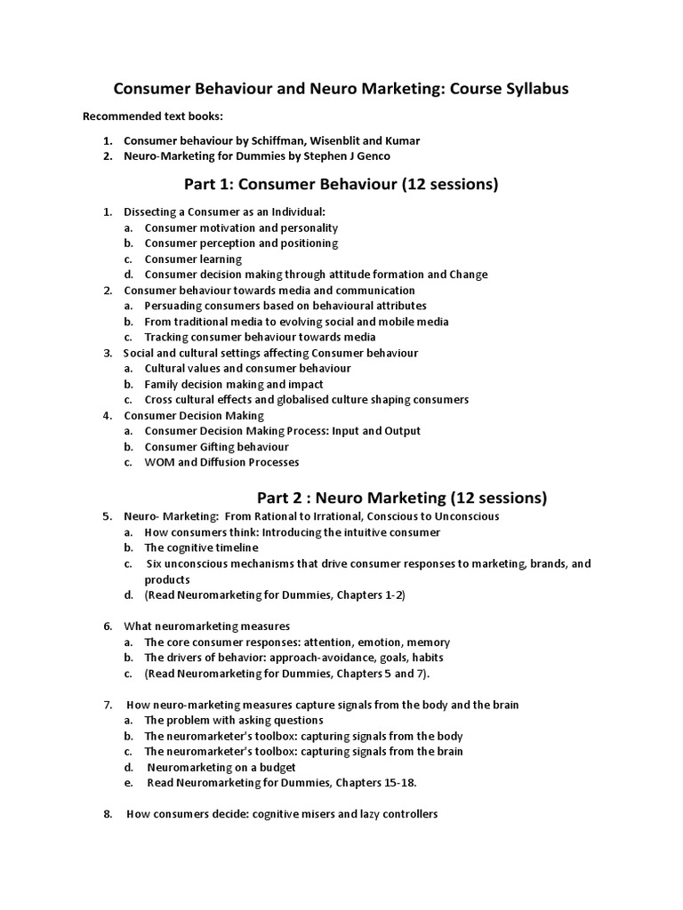 CBNM PDF | PDF | Consumer Behaviour | Behavior