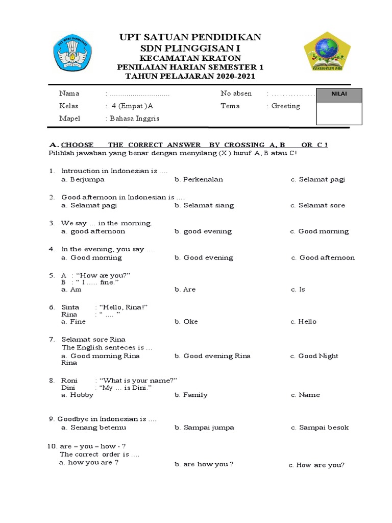 PH Bing Tema Greeting | PDF