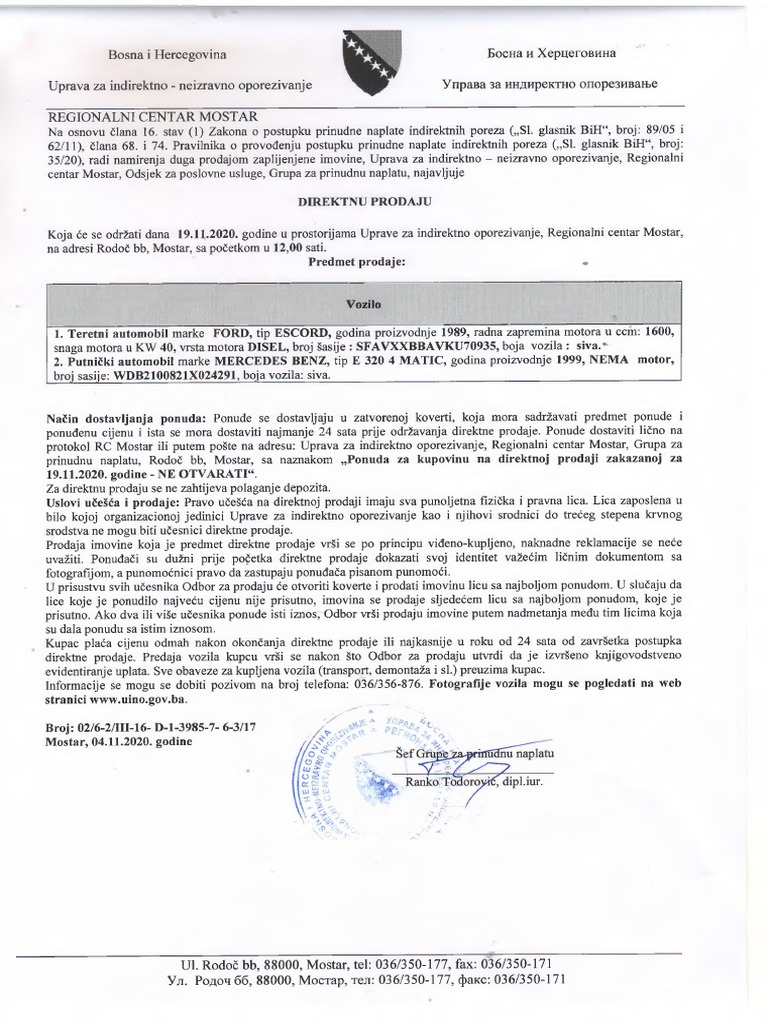 Direktna Prodaja 19 11 20 09-11-20 PDF | PDF