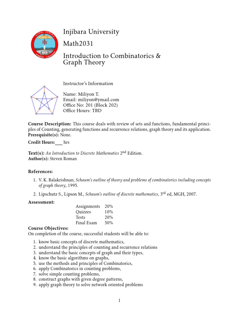 Combinatorics Syllabus | Download Free PDF | Combinatorics | Recurrence ... Combinatorics Syllabus | Download Free PDF | Combinatorics | Recurrence ...
