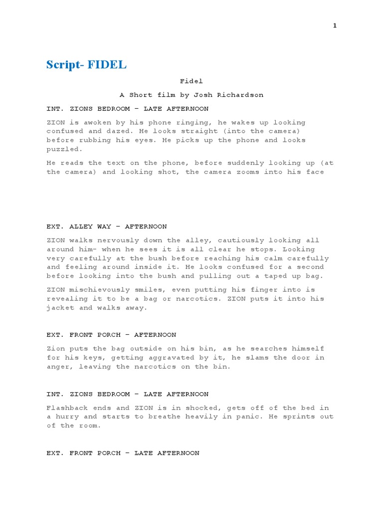 Script Fidel | PDF | Self-Improvement