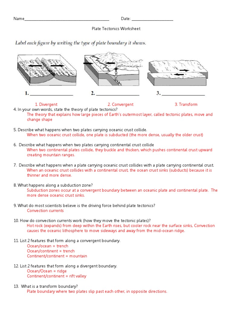 Plate Tectonics | PDF | Plate Tectonics | Structure Of The Earth