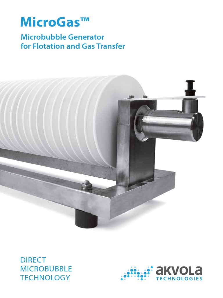 Microgas™: Microbubble Generator For Flotation and Gas Transfer | PDF ...