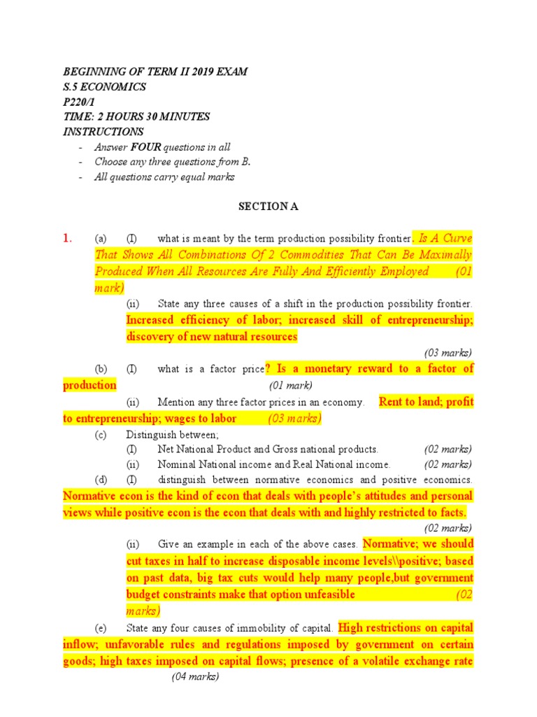Econ 1-2 | Download Free PDF | Labour Economics | Capital (Economics)