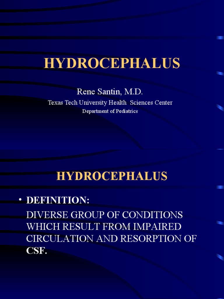 Hydrocephalus Overview and Management | PDF | Cerebrospinal Fluid ...