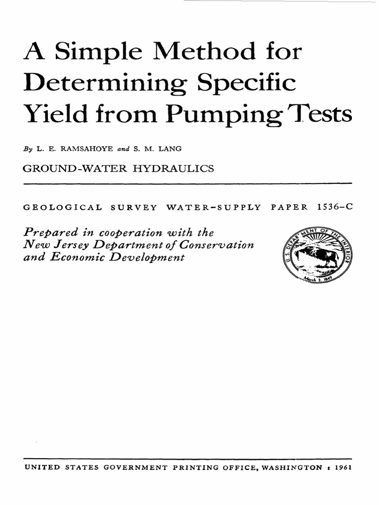 Report - Safe Yield | PDF | Aquifer | Hydrology