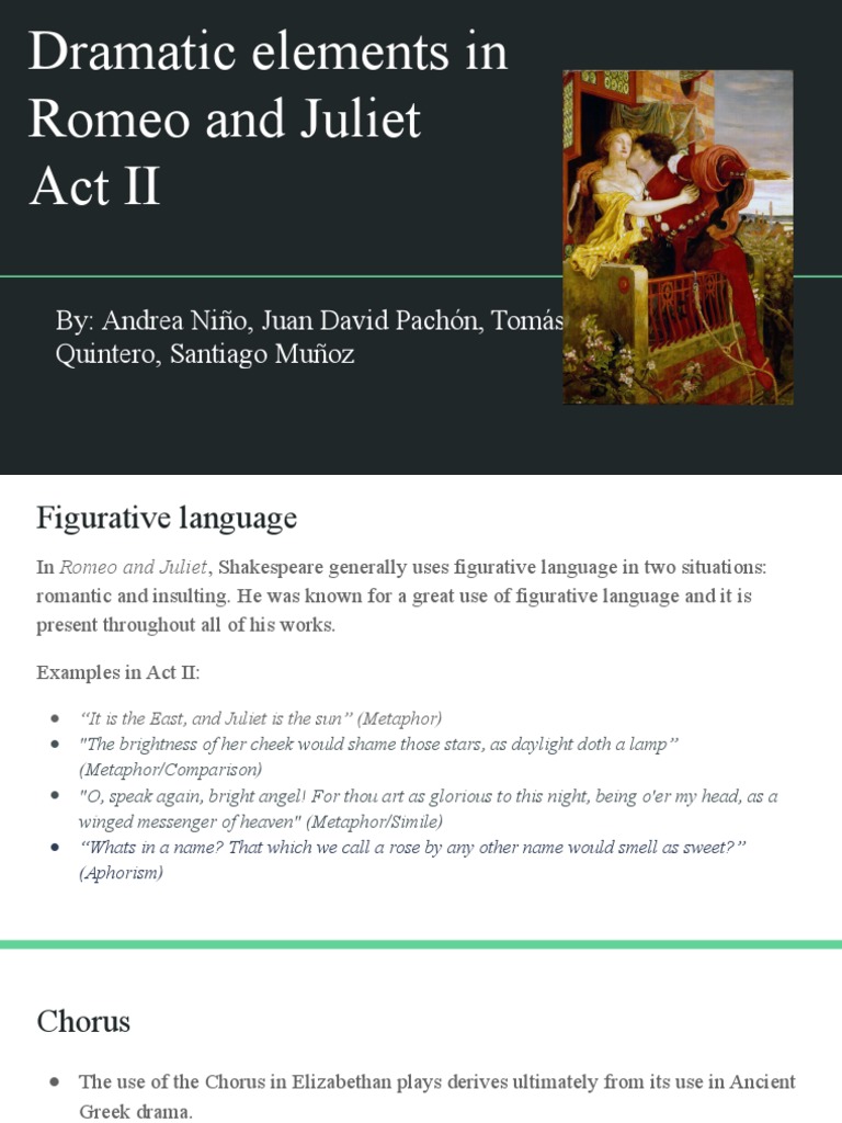 Romeo & Juliet Act II Insights | PDF | Romeo And Juliet | Characters In ...
