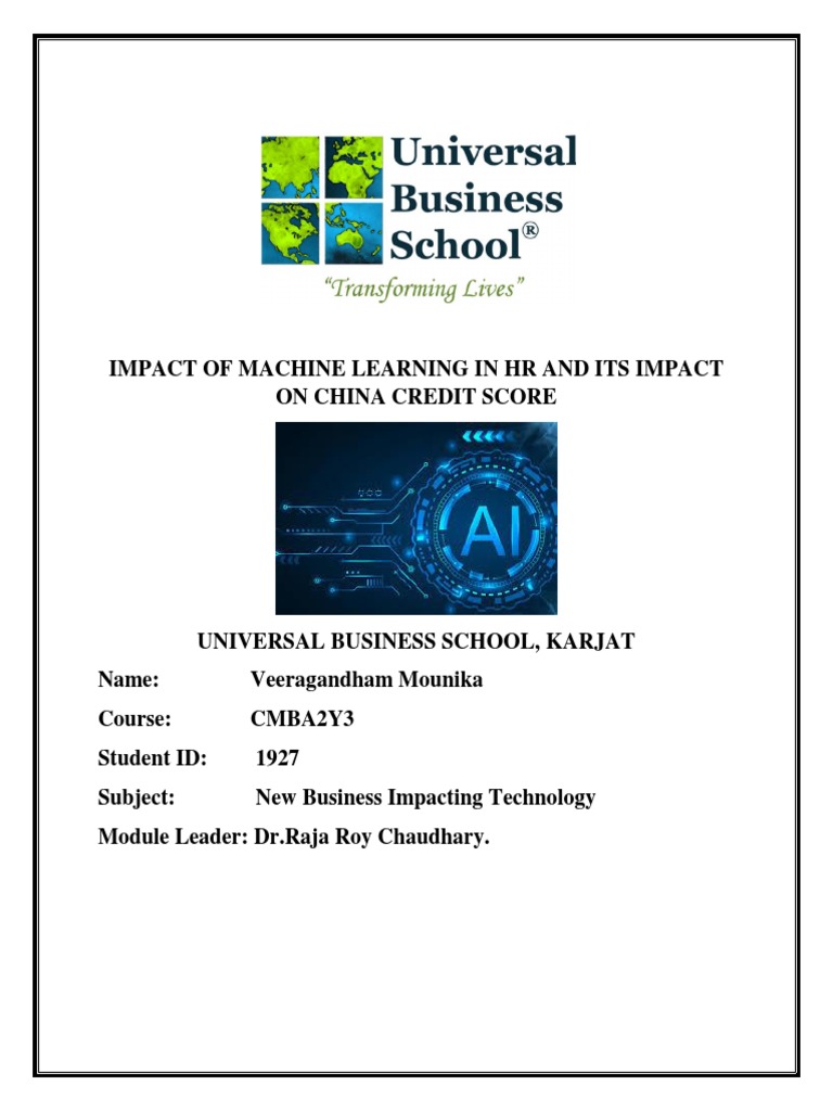 Veeragandham Mounika CMBA2Y3-1927 PDF | PDF | Artificial Intelligence | Intelligence (AI ...