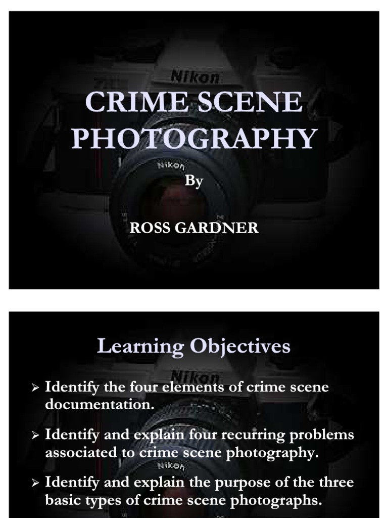 Crime Scene Photography | Camera | Flash (Photography)