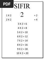 Comprehensive Sifir Table 1-100 | PDF