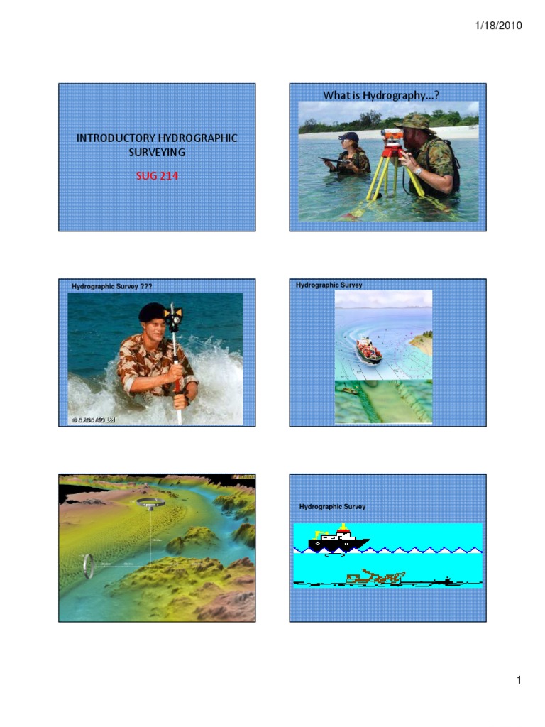 1st Lecture - Intro (Compatibility Mode) | PDF | Hydrography | Navigation