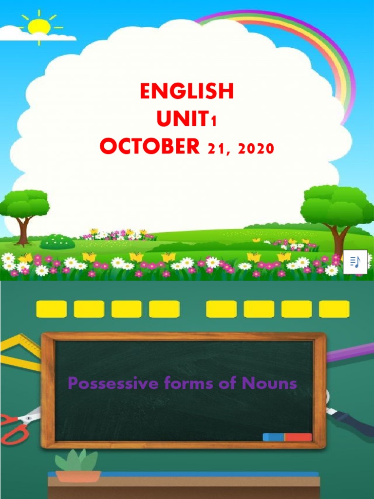 English Unit1 OCTOBER 21, 2020 | PDF | Language Arts & Discipline ...