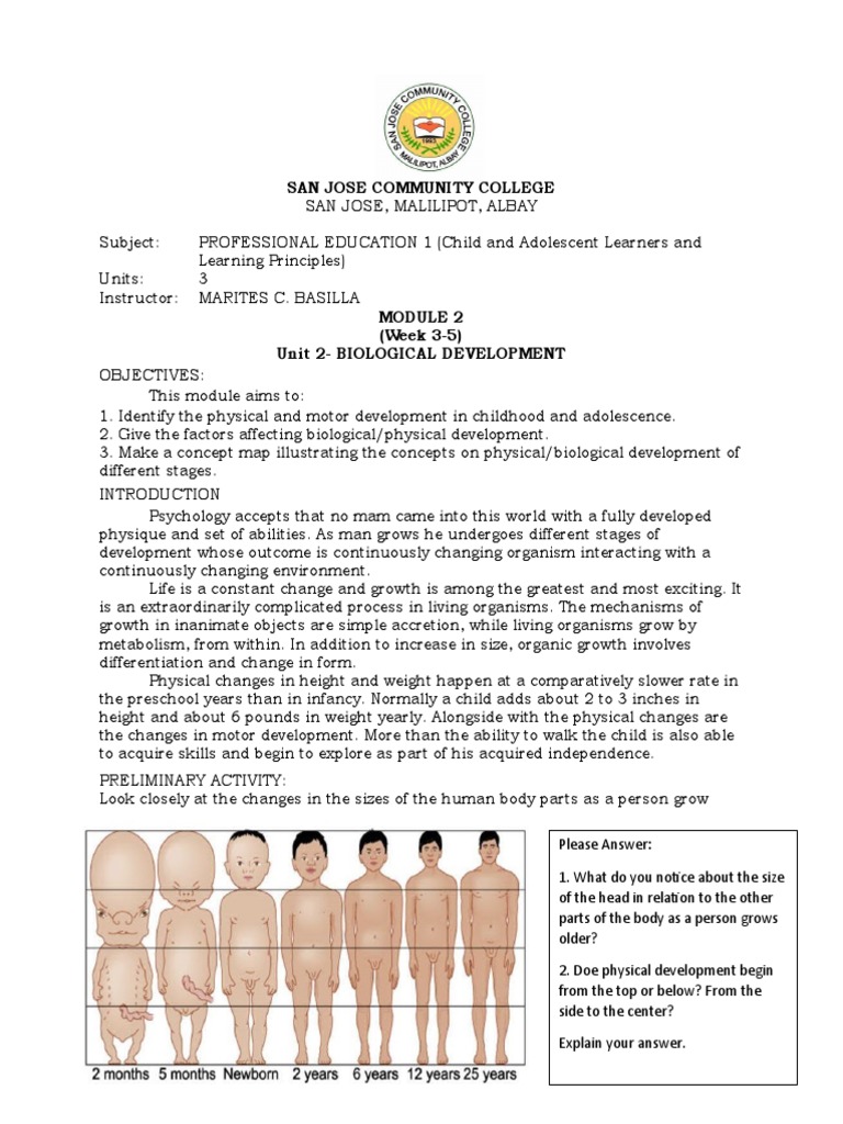 San Jose Community College | Download Free PDF | Puberty | Human ...