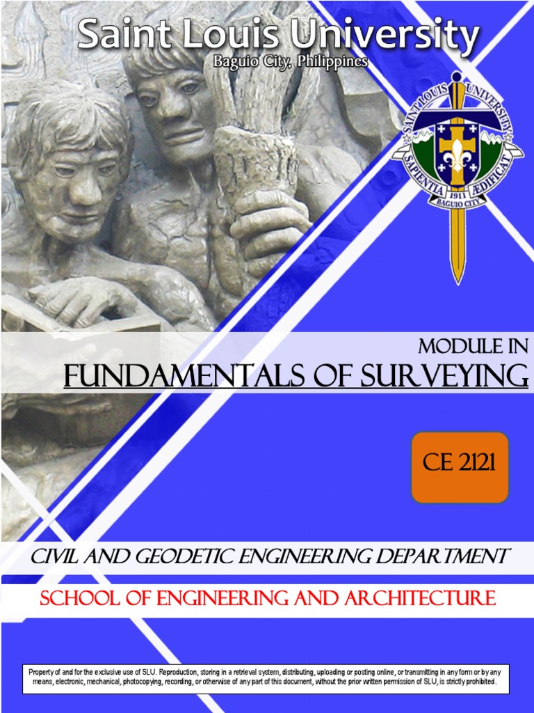 CE 2121 LECTURE Module 1 PDF | PDF | Surveying | Distance Education