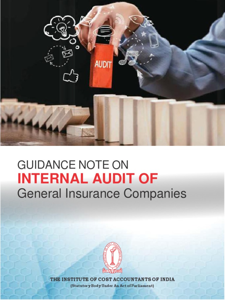 Guidance Note On Internal Audit of General Insurance Companies | PDF