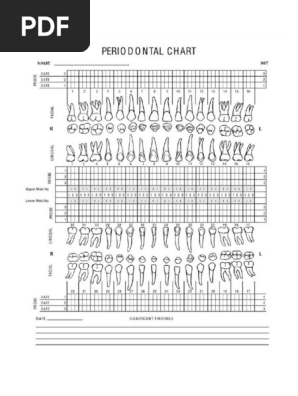 Printable Periodontal Chart