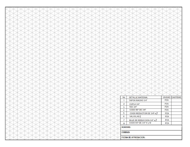Hoja Isometrico Ultimo | PDF
