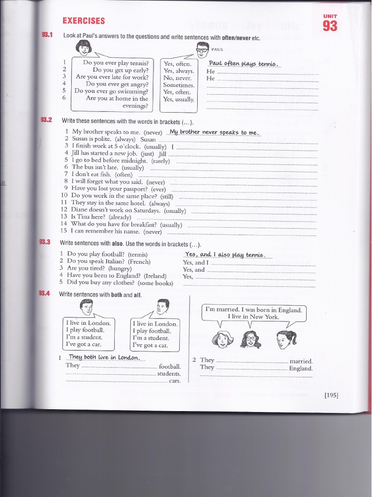 1 - 14 Adverbs of Frequency | PDF