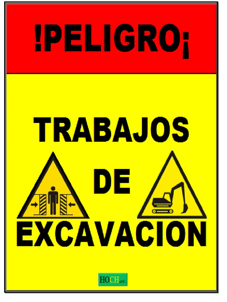Señaletica Excavaciones | PDF