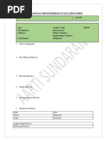 Neurological Physiotherapy Assessment Chart | PDF | Balance (Ability ...