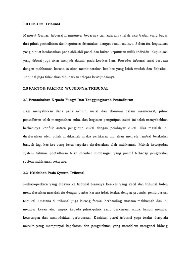 Ciri2 Tribunal | PDF
